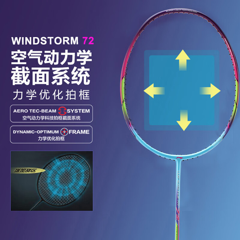 WindStorm 72 风暴72 AYPM198 WS72 AYPM192 AYPM204 AYPM124 AYPM084 羽毛球装备哪里买 ...