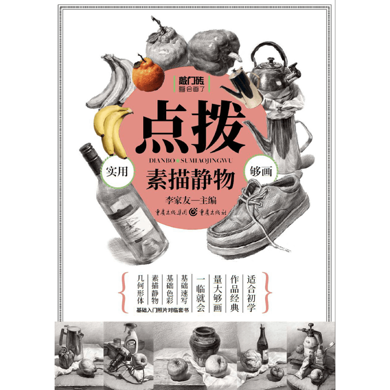 书 点拨(素描静物)/敲门砖 籍