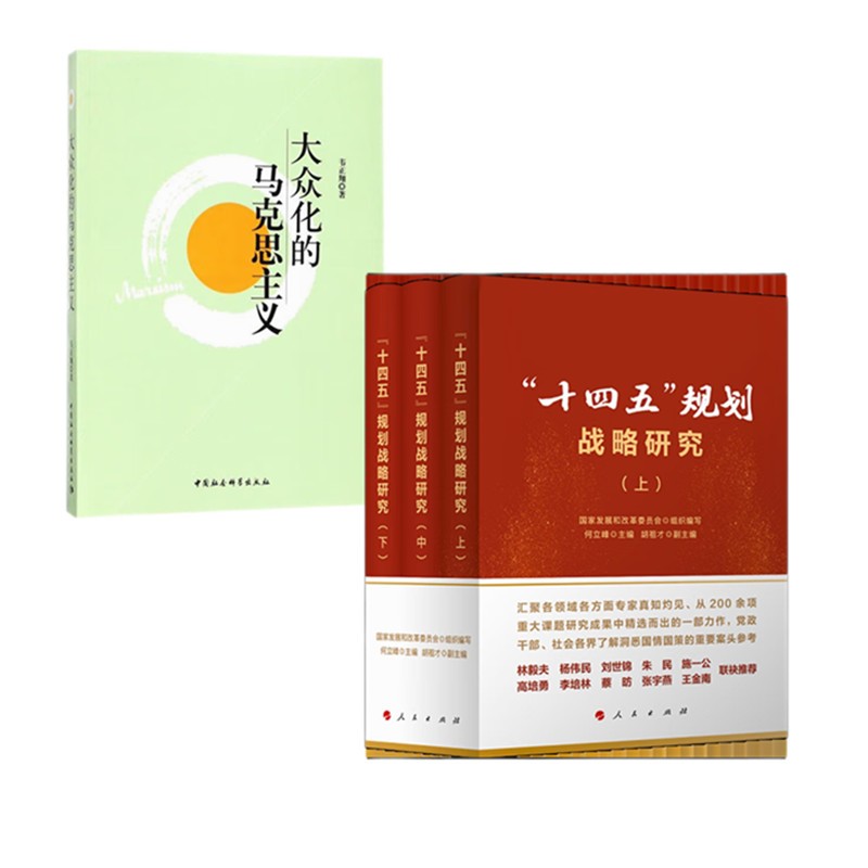 大众化的马克思主义+十四五规划战略研究 套4册