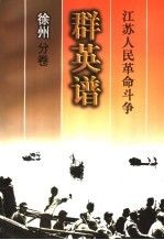 江苏人民革命斗争群英谱徐州分卷9787214028525