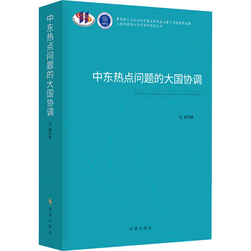 书籍 中东热点问题的大国协调 汪波著 时事出版社