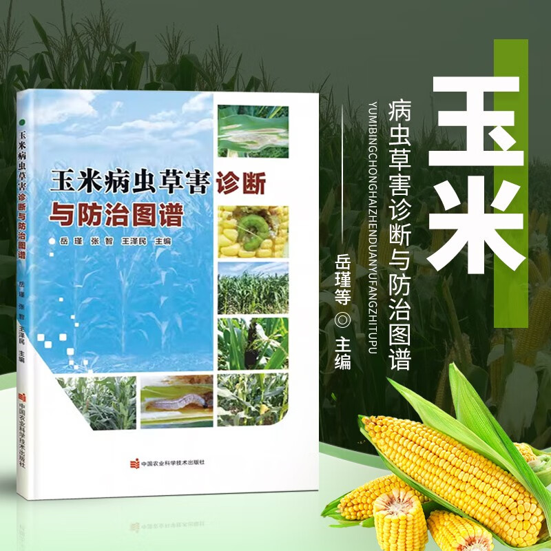 玉米病虫草害诊断与防治图谱 玉米侵染性病害 玉米不同生育期被害的症状及致害原图片 危害症状 害原特点 发生规律防控书籍