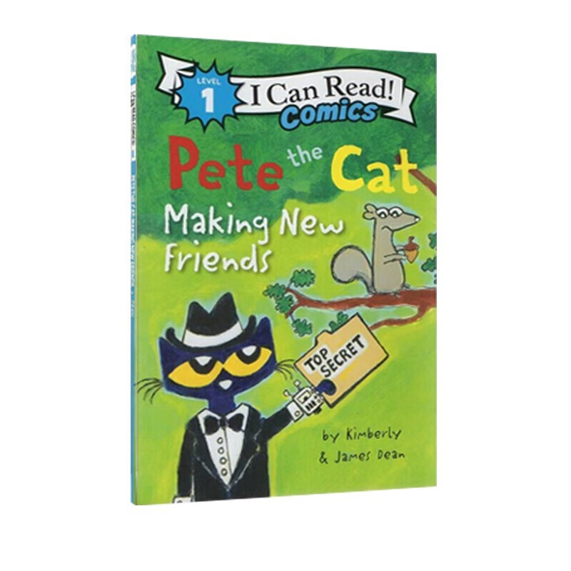 英文原版 Pete the Cat: Making New Friends 皮特猫 my First I Can Read 分级读物 儿童绘本图画故事书 . 梦想童趣城