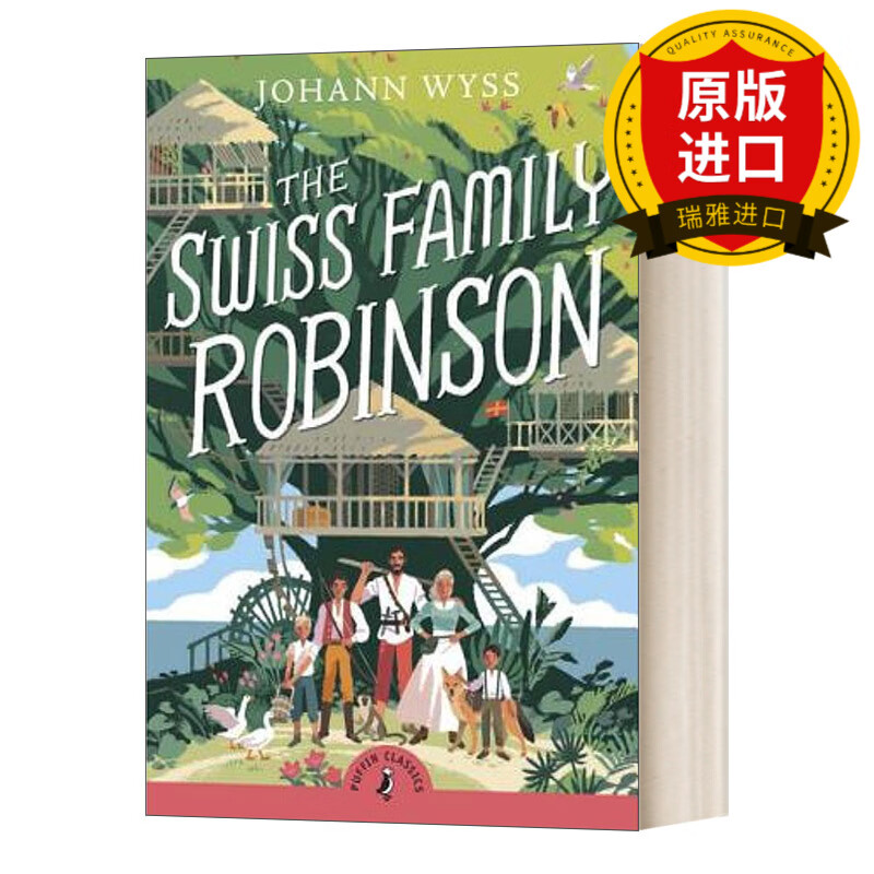 英文原版 The Swiss Family Robinson 罗宾逊 Puffin经典精装版 英文版 进口英语原版书籍