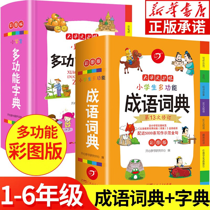 成语词典大全 小学生多功能字典彩图版大字护眼图文并茂速查索引收词充分专项工具书多功能