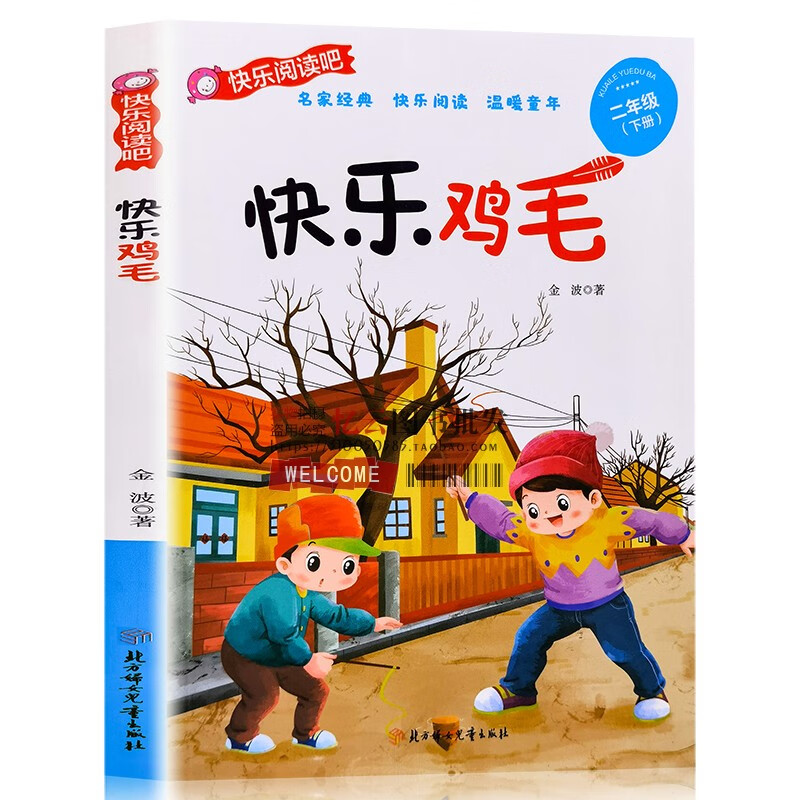 全3册 +七色花+愿望的实现 快乐阅读吧 二年级下册必读书 快乐鸡毛