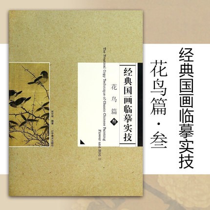 经典国画临摹实技 花鸟篇3 工笔花鸟辽宁美术出版社 宋人小品宋代花鸟画 工笔花鸟教程教材 绘画步骤图技巧解析 临摹范本