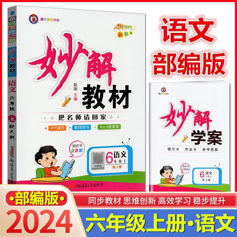 2024版妙解教材 妙解教材六年级语文上册部编人教版