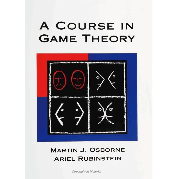 A Course in Game Theory 纸质书 通用
