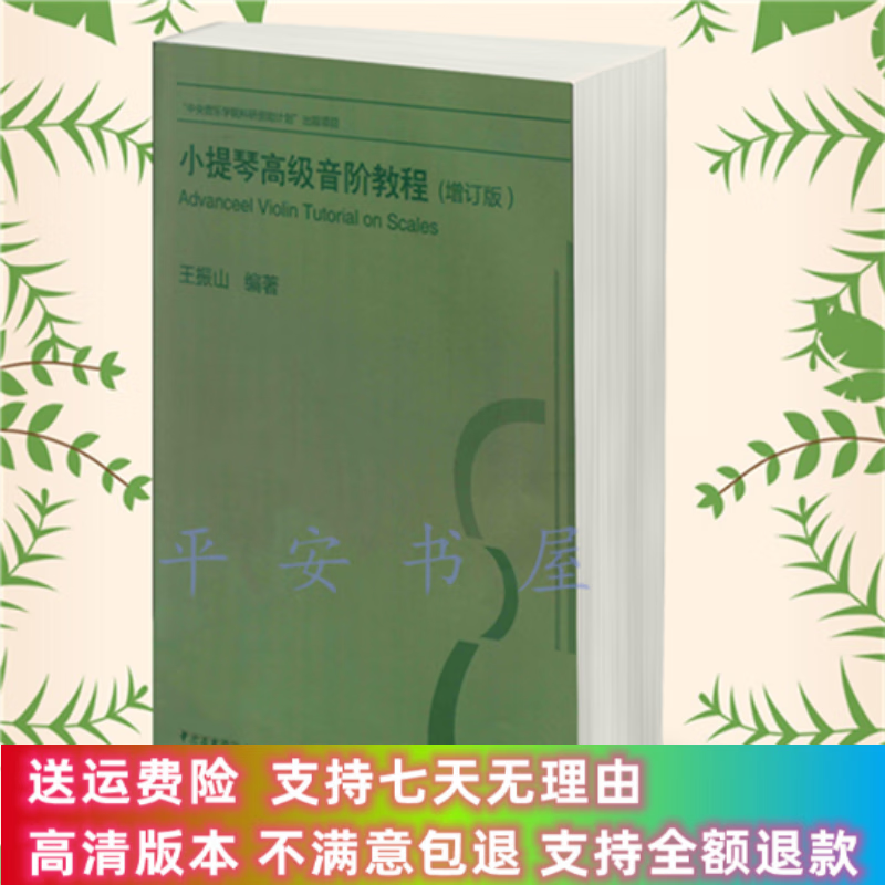 定制款   小提琴高级音阶教程 增订版 王振山编著 奏法-教材 中央音乐学院