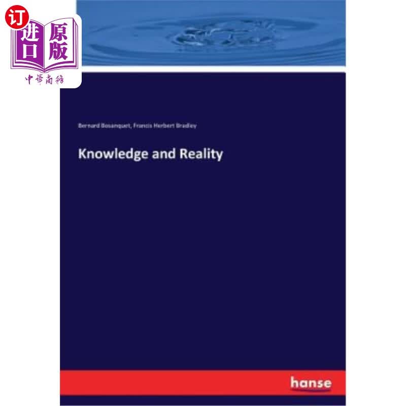 海外直订Knowledge and Reality 知识与现实