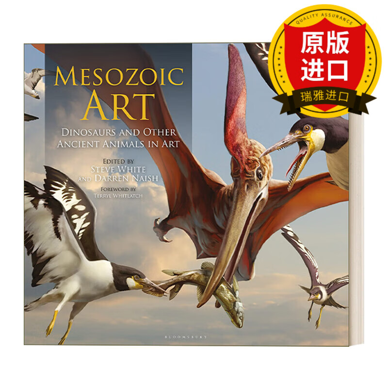 英文原版 Mesozoic Art 中生代艺术 艺术中的恐龙和其他古代动物 精装 英文版 进口英语原版书籍