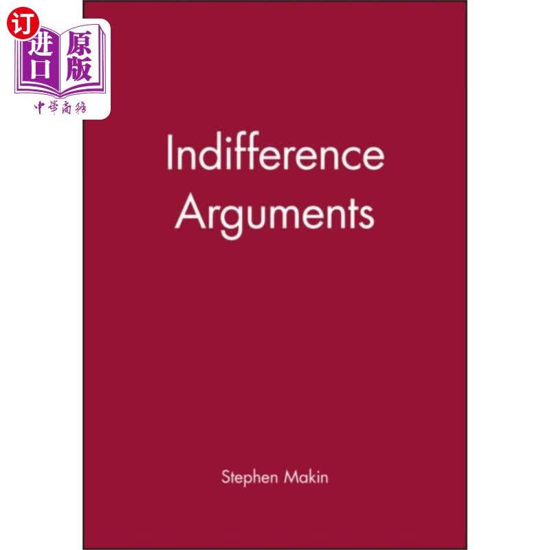 海外直订Indifference Arguments 冷漠的论点