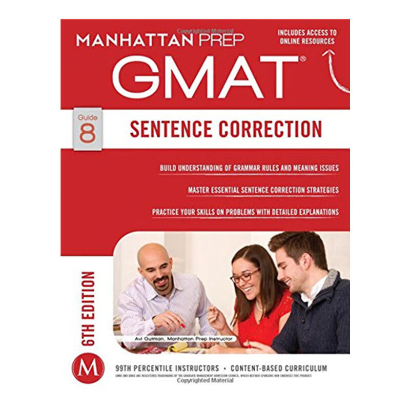 第6版曼哈顿GMAT Manhattan GMAT语法句子填空8 句子填空8