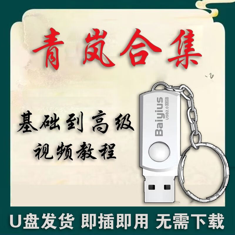 青岚视频全集精品零基础拷贝优盘128gb 128G青岚六爻视频合集u盘
