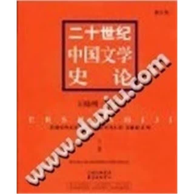 二十世纪中国文学史论 上下册（2本）王晓明主编