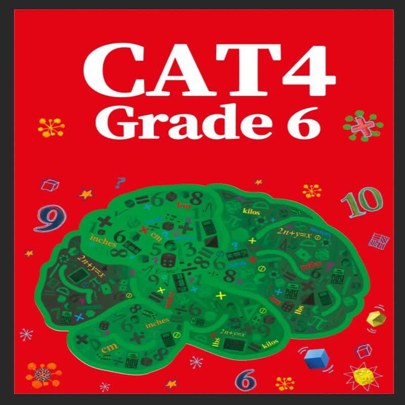 CAT4测试英式学校入学认知能力测试模拟考试全真题题库答案 纸质版G6-Y7