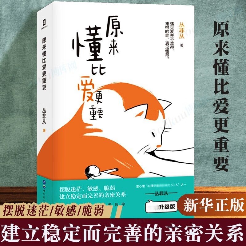 原来懂比爱更重要 我真的很棒丛非从的书 恋爱与智慧婚姻情感书籍语录大全文案书 幸福的婚姻心理学情感类文案 心理学书籍 原来懂比爱更重要