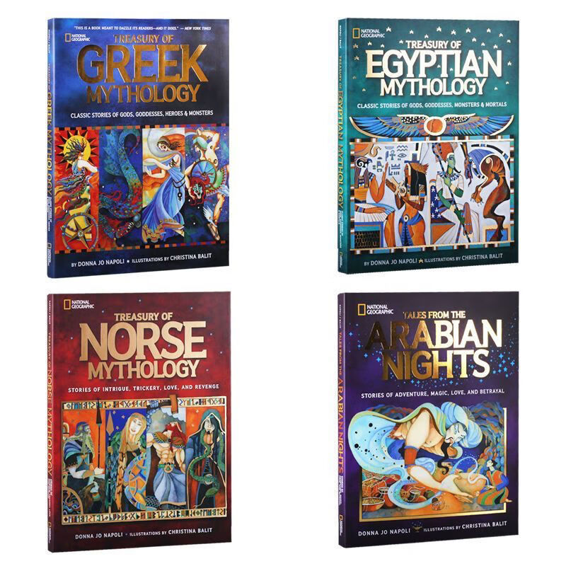 国家系列National Geographic Greek Mythology 4册