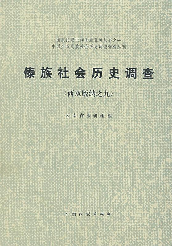 傣族社会历史调查