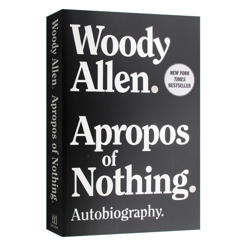 凭空而来 伍迪艾伦自传 Apropos of Nothing 英文原版人物传记 进口文学读物书籍