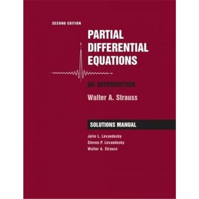 Partial Differential Equations: An Introduction 2nd Edition