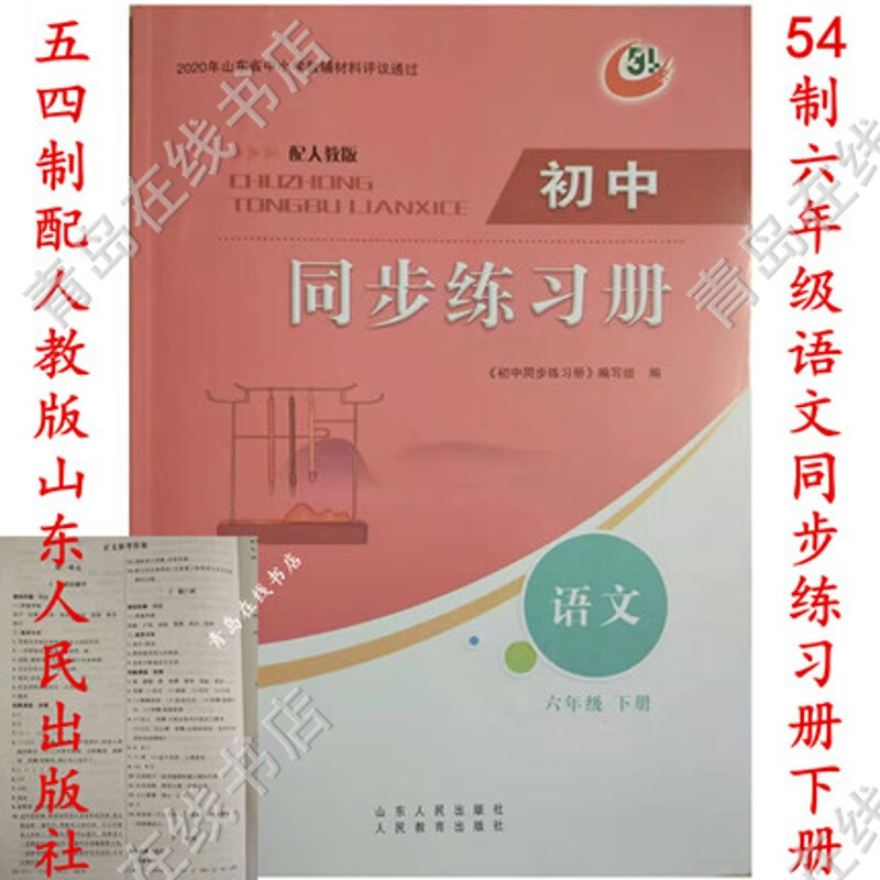 2022春五四制人教版初中同步练习册六年级语文下册山东人民出版社