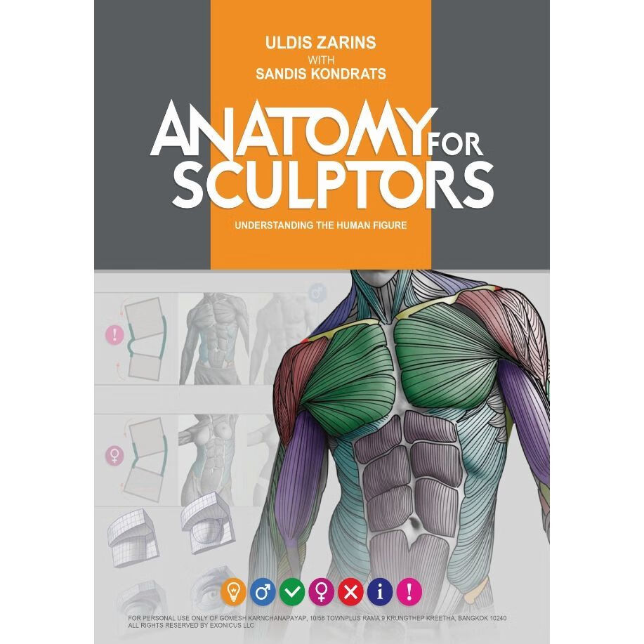 Anatomy for Sculptors, Understanding the Human Figure 全彩 通用