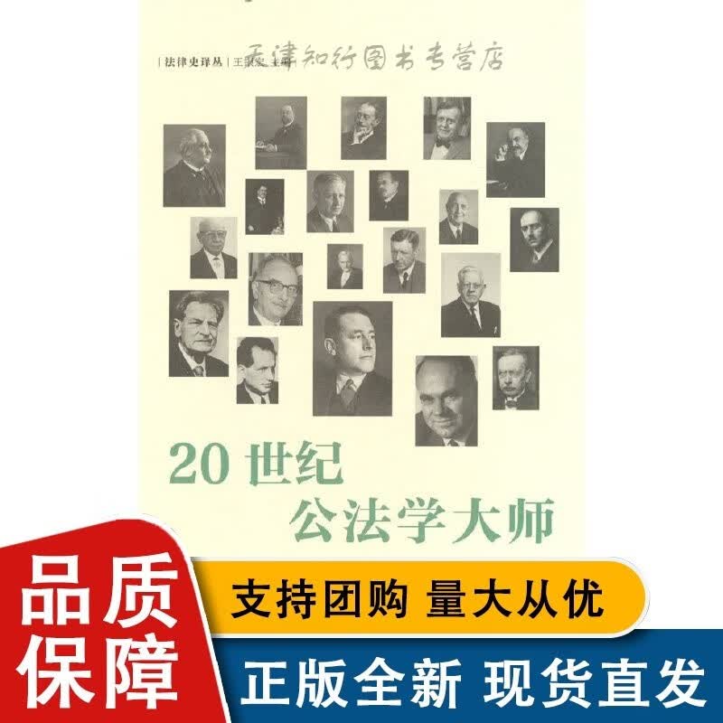 20世纪公法学大师(法律史译丛)