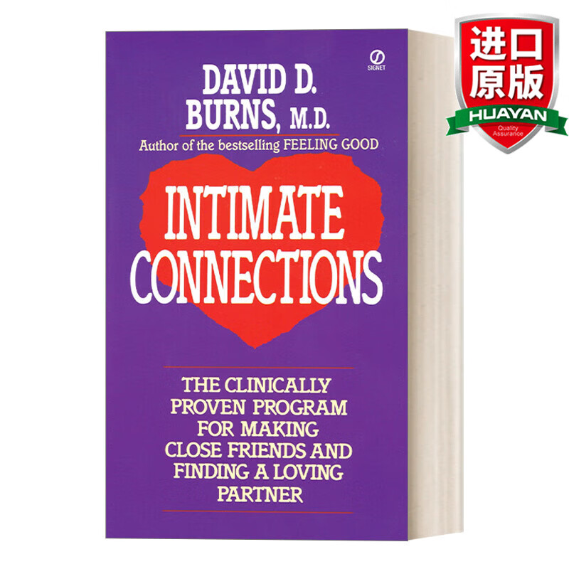 Intimate Connections 英文原版 亲密联系 心理学 人际关系处理 David D. Burns 英文版 进口英语原版书籍