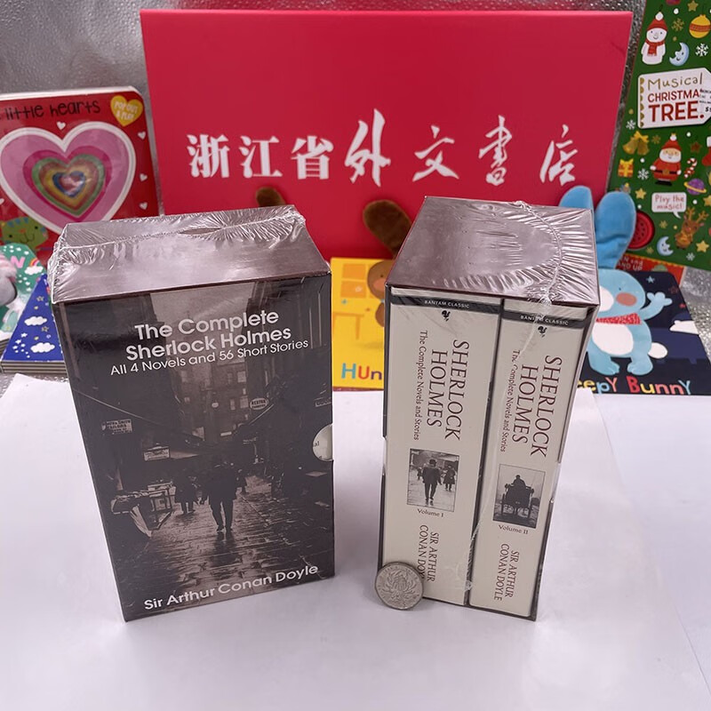 The Complete Sherlock Holmes 进口英文原版现货 福尔摩斯探案全集共2册 夏洛克福尔摩斯 外文英文小说书籍