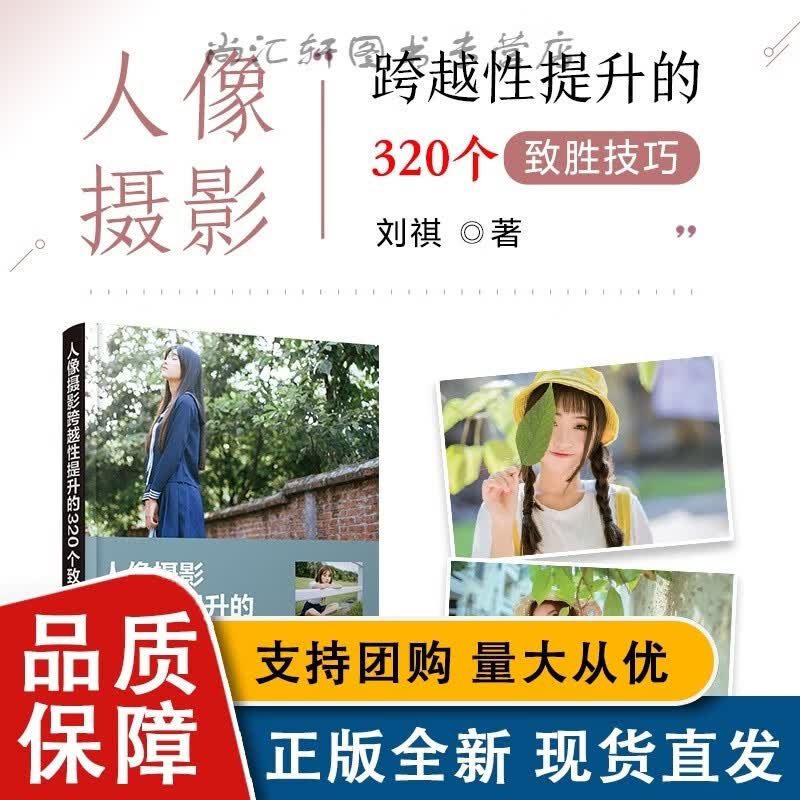 人像摄影跨越性提升的320个致胜技巧 摄影人像摄影教程基础入门人像写真摄影摆姿构图光线技法后期处理