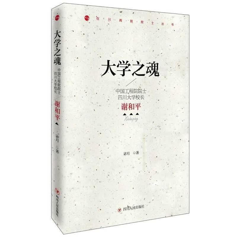 大学之魂:中国工程院院士、四川大学校长谢和平 宓月 著