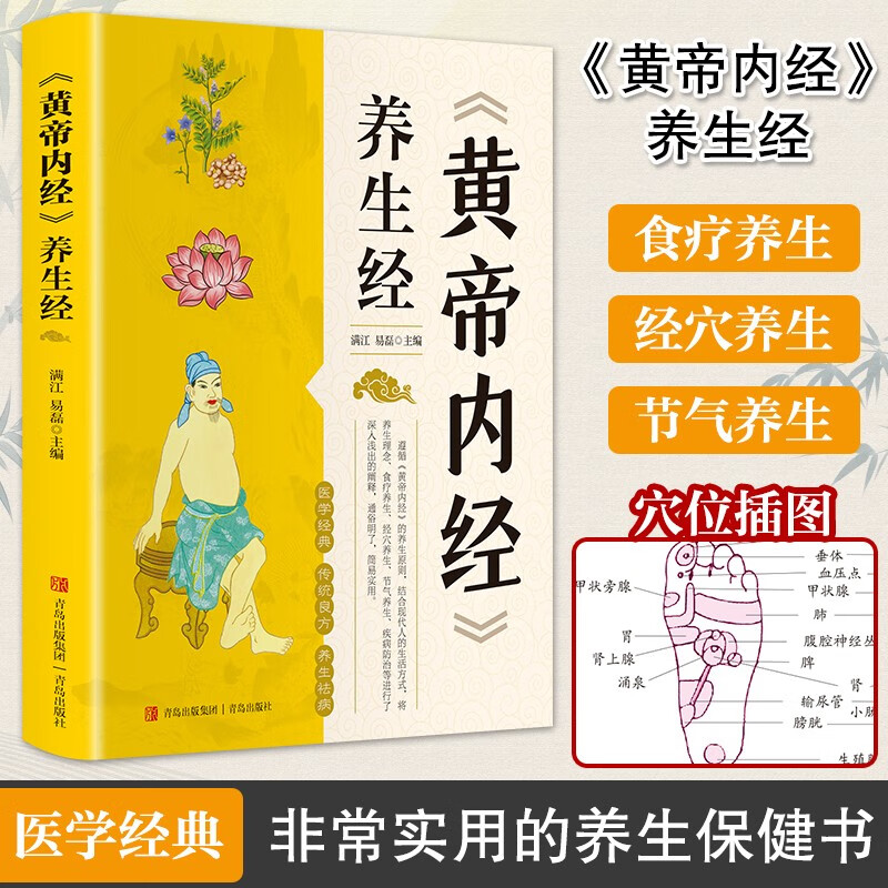 浙江发货黄帝内经 养生经 中医养生书籍大全基础理论健康养生类皇帝内经十二经脉揭秘与应用四季养生法全书白