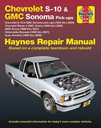 Chevrolet S-10 & GMC Sonoma Pick-Ups Haynes Repair Manual