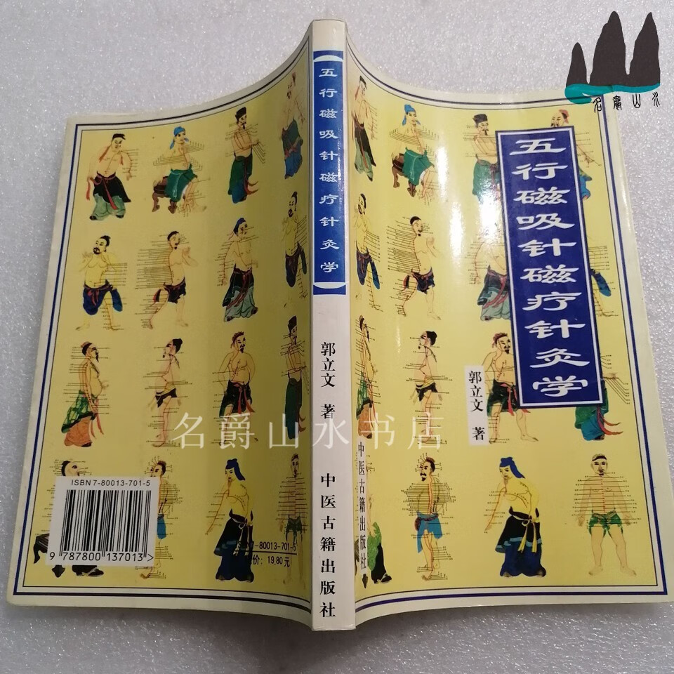 旧书 五行磁吸针针灸学 郭立文著 1997年原版中医老书