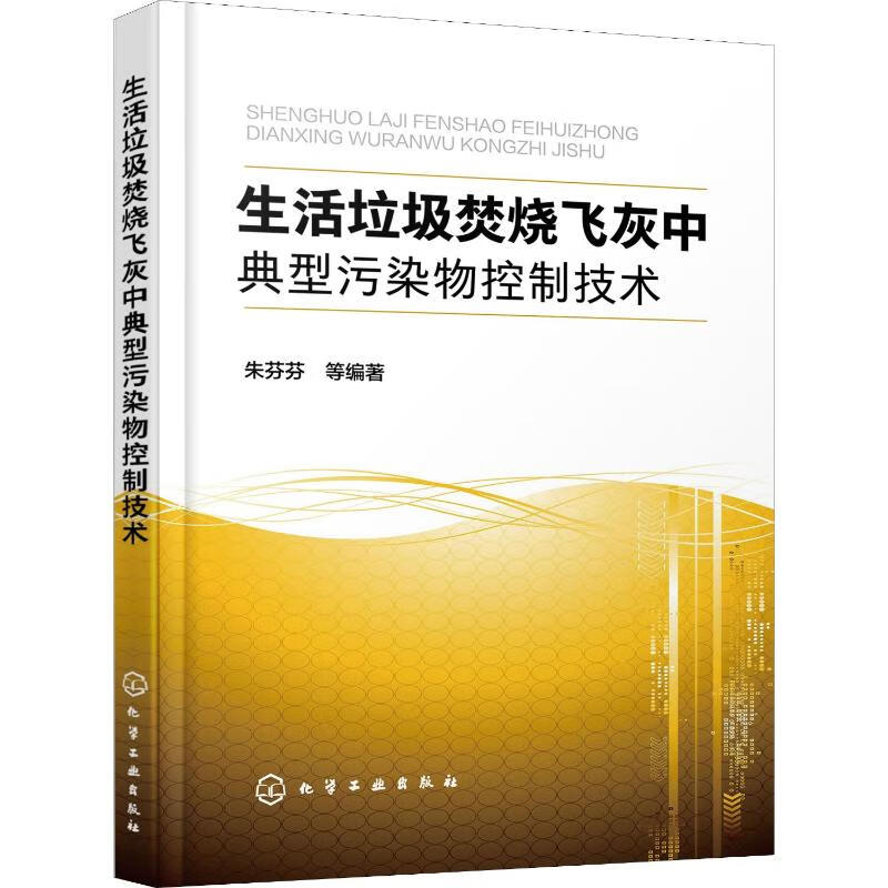 生活垃圾焚烧飞灰中典型污染物控制技术 朱芬芬 等 书籍
