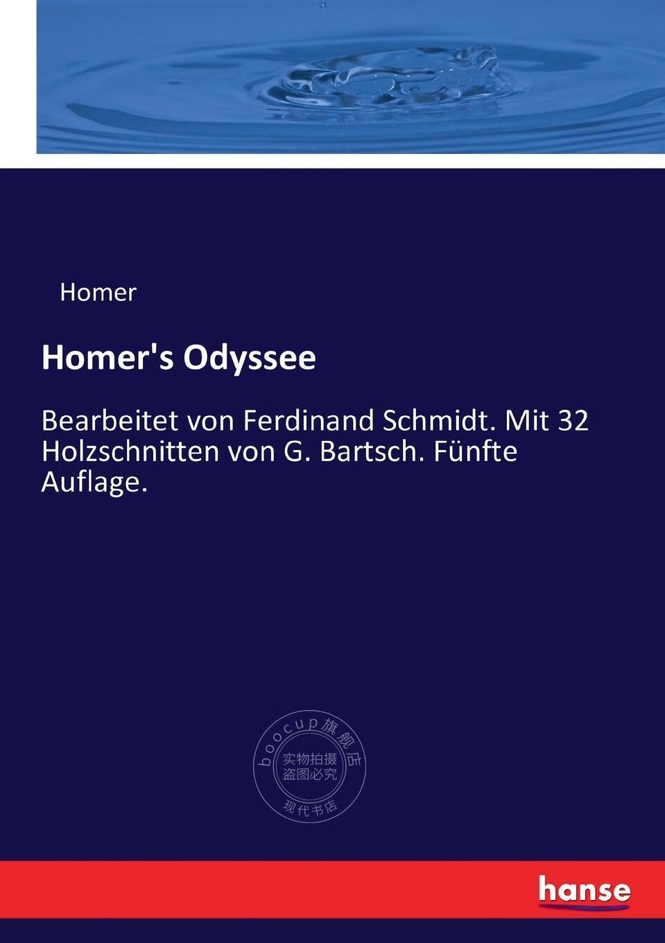 预售 按需印刷Homer's Odyssee德语ger