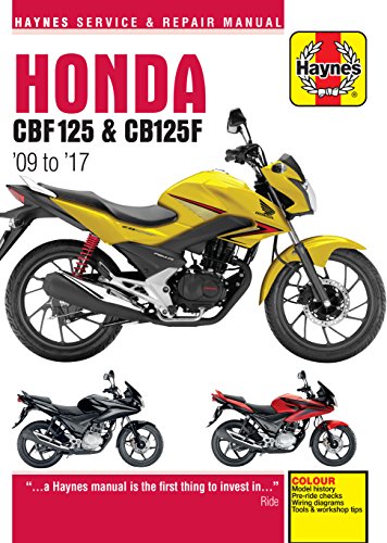 Honda CBF125 (09 - 17) Haynes Repair Manual