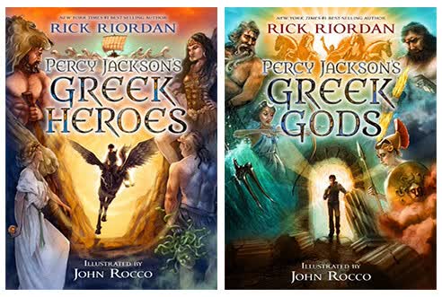 Percy Jackson's Greek Heroes &Gods 波西杰克逊希腊众神英雄2本 两本
