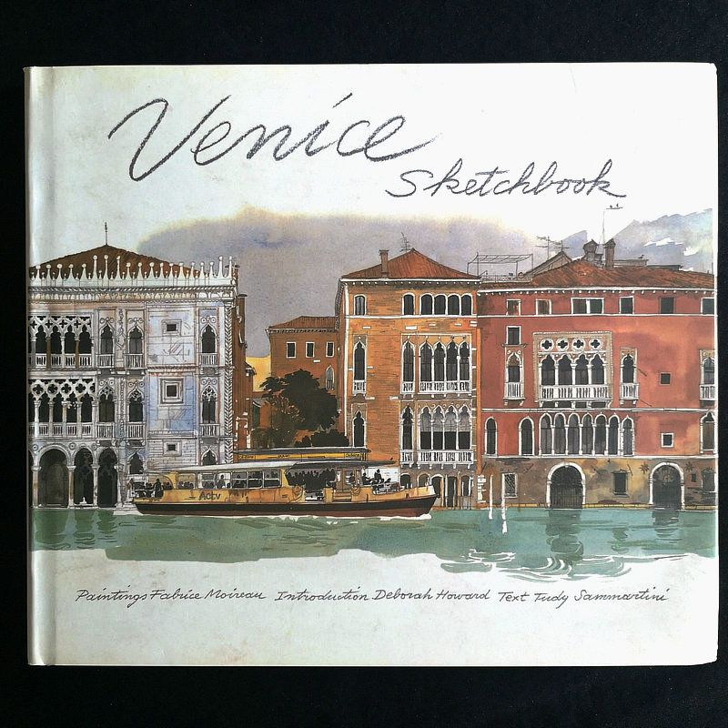 Venice Sketchbook威尼斯水彩速写写生薄Fabrice Moireau