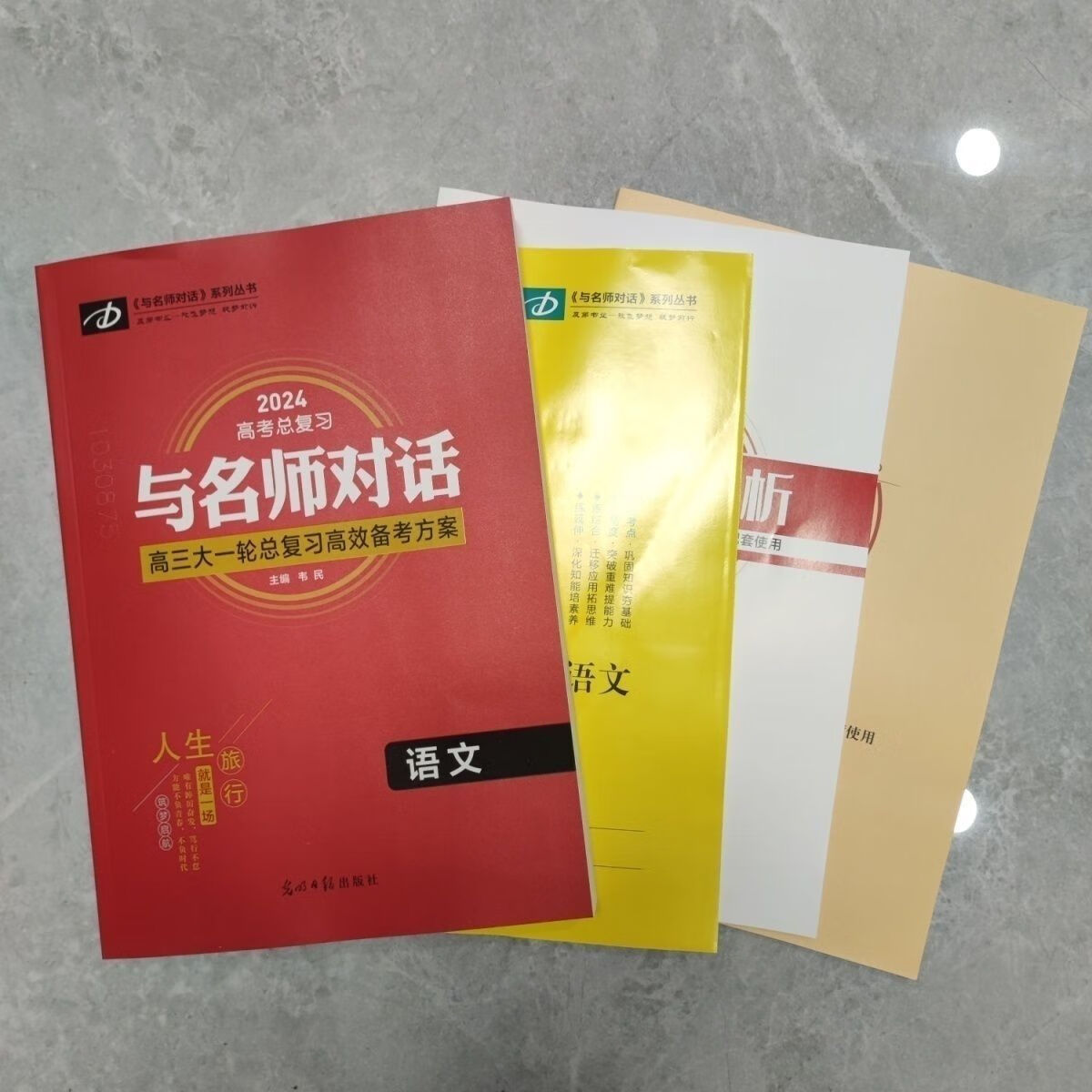 2024与名师对话大一轮总复习(语数英物化生史地政)老版 语文