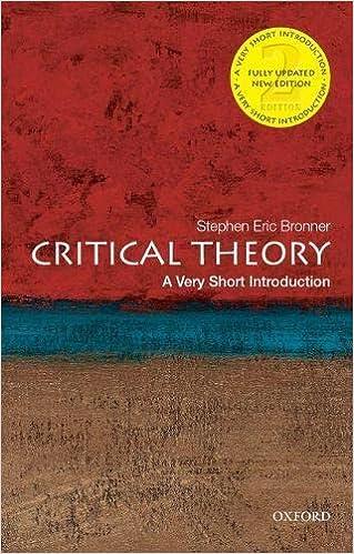 批评理论：简介 Critical Theory: A Very Short Introduction