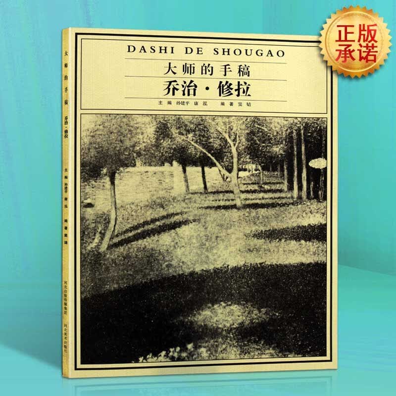 大师的手稿 乔治修拉 西方美术大师作品鉴赏书籍 绘画艺术书籍 世界名画家集 河北美术出版社