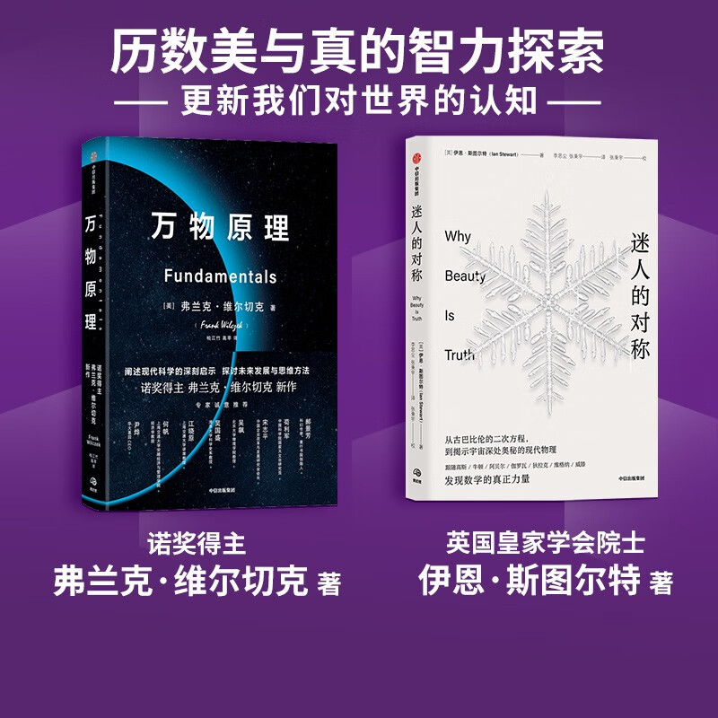 【自营包邮】迷人的对称+万物原理（套装2册）揭示宇宙深处的现代物理+阐述现代科学 中信出版社