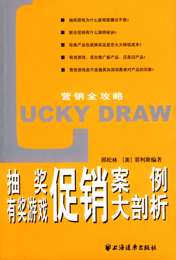 抽奖，有奖游戏促销案例大剖析【放心选购】