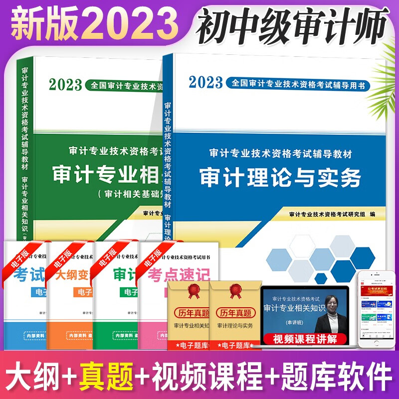 2023初级中级审计师资格考试教材用书审计理论与实务+审计专业相关知识教材
