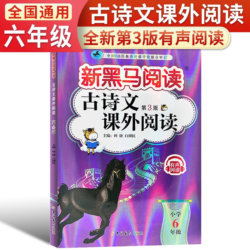 2024新黑马阅读 语文六年级古诗文课外阅读 阅读理解六年级语文古诗文课外阅读训练