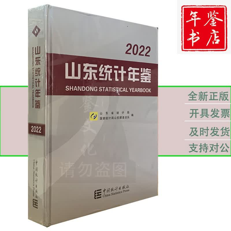 2022全国各省统计 山东统计年鉴2022（附电子光盘）