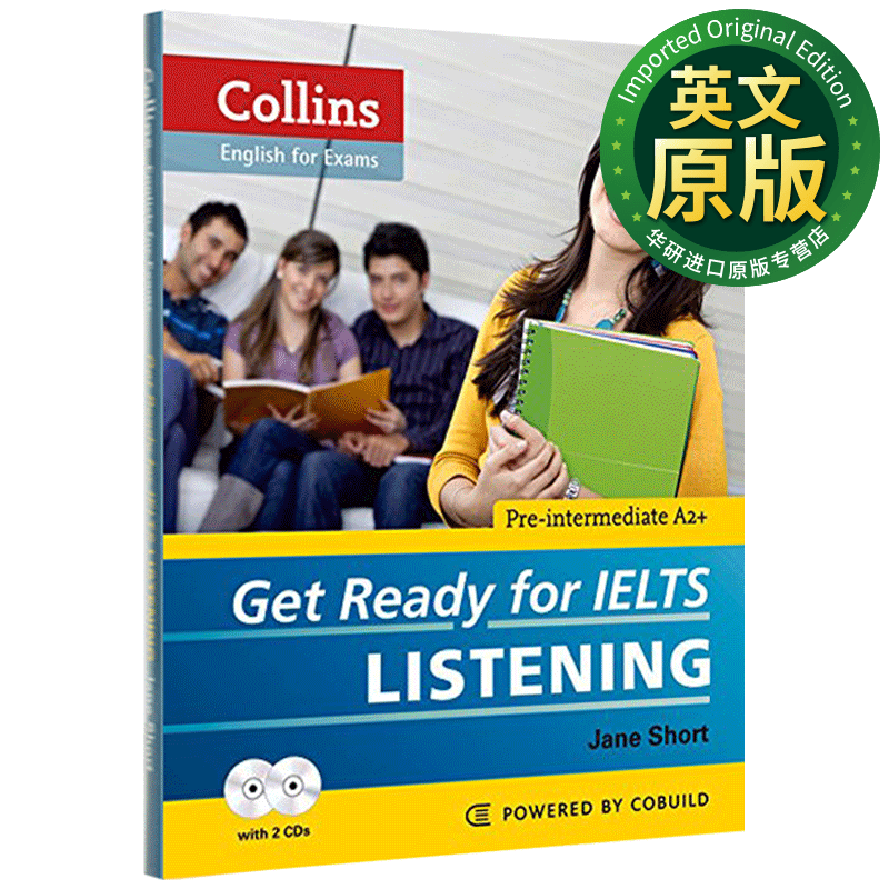 柯林斯雅思考试听力英文原版Collins Get Ready for IELTS Listening 英文版